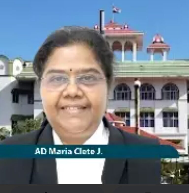 HONOURABLE DR. JUSTICE A.D. MARIA CLETE S.A. No. 158 of 2014 Rajendiran ...